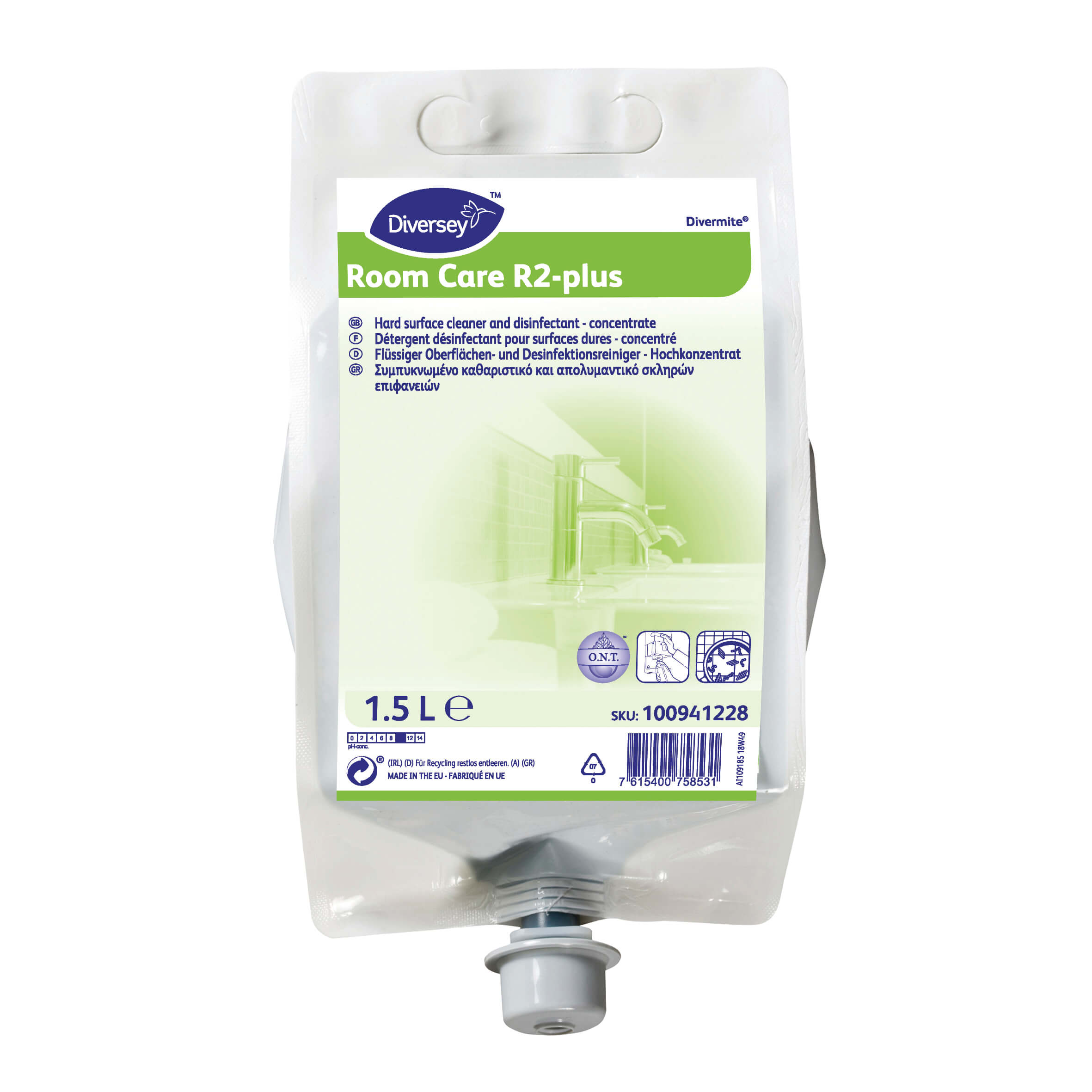 Room Care R2 plus Cleaner Hard Surface Disinfectant Concentrated Room Care R2 plus Cleaner Hard Surface Disinfectant Concentrated